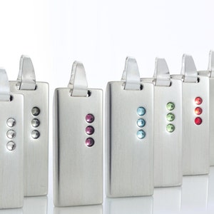 USB Necklace Personalized USB 864GB, Sterling Silver Swarovski USB ...