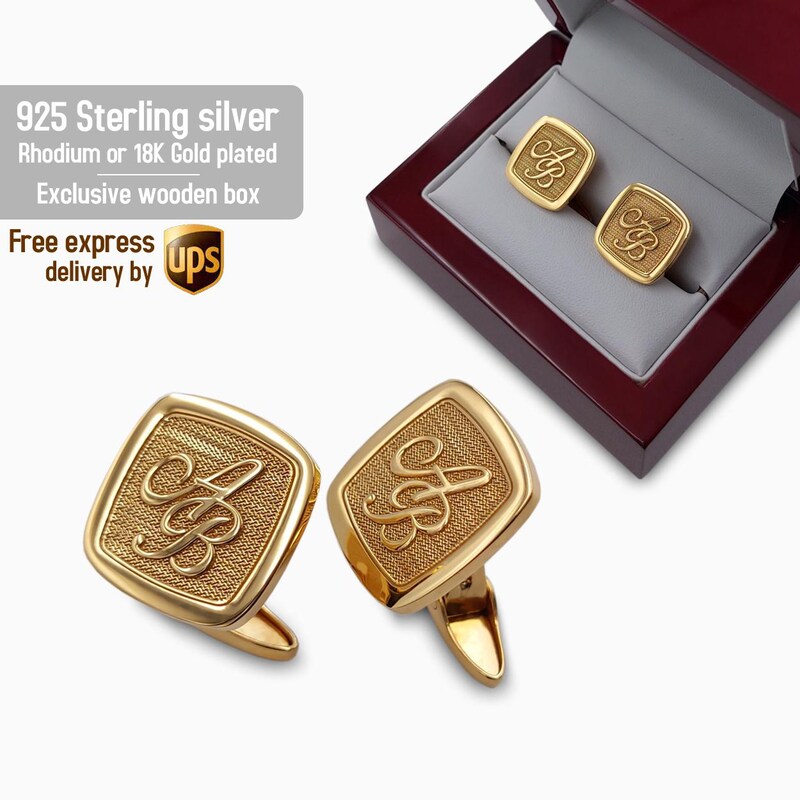 Custom Cufflinks - Etsy