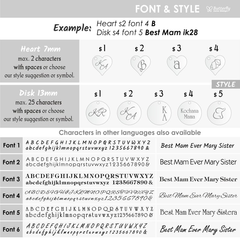 Personalized Disk With Heart Tag Disc and Hearts Tags With - Etsy