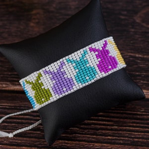 Easter Seed Bead Woven Loom Bracelet,easter Bracelet,easter Gift,bead ...