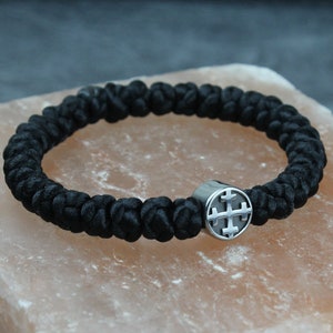 Orthodox Prayer Rope Bracelet 33 Knots, Cross Bracelet, Komboskini ...