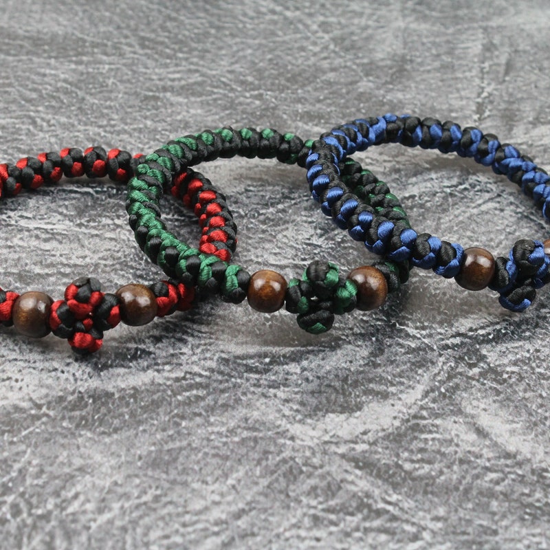 Two Color Rope Bracelet - Etsy