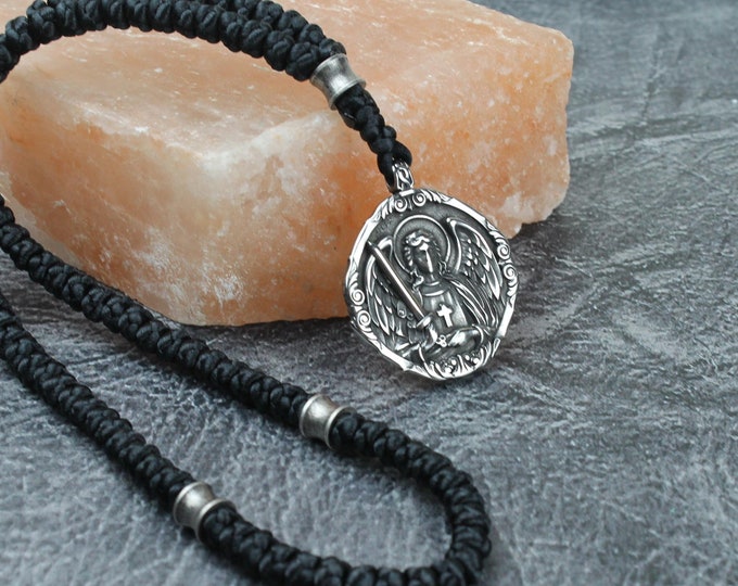 Saint Michael the Archangel - Orthodox Prayer Rope 100 Knots, Handmade ...