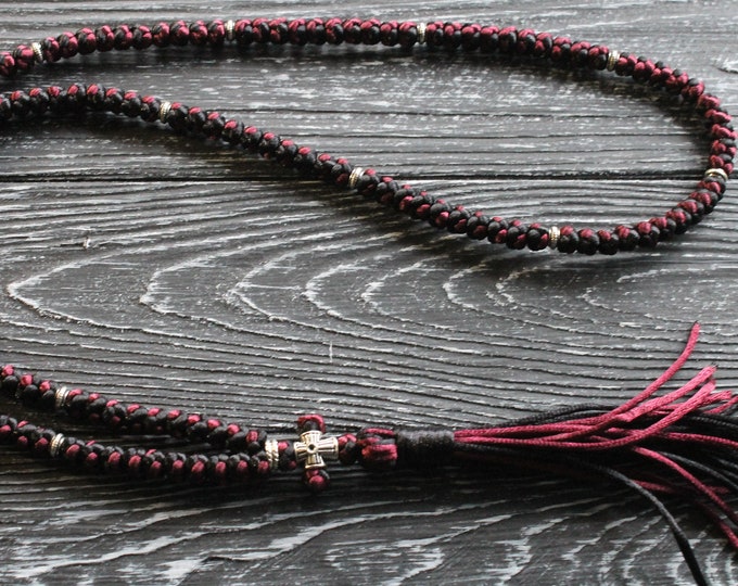 Two Color Orthodox Prayer Rope 150 Knots Brojanica - Etsy