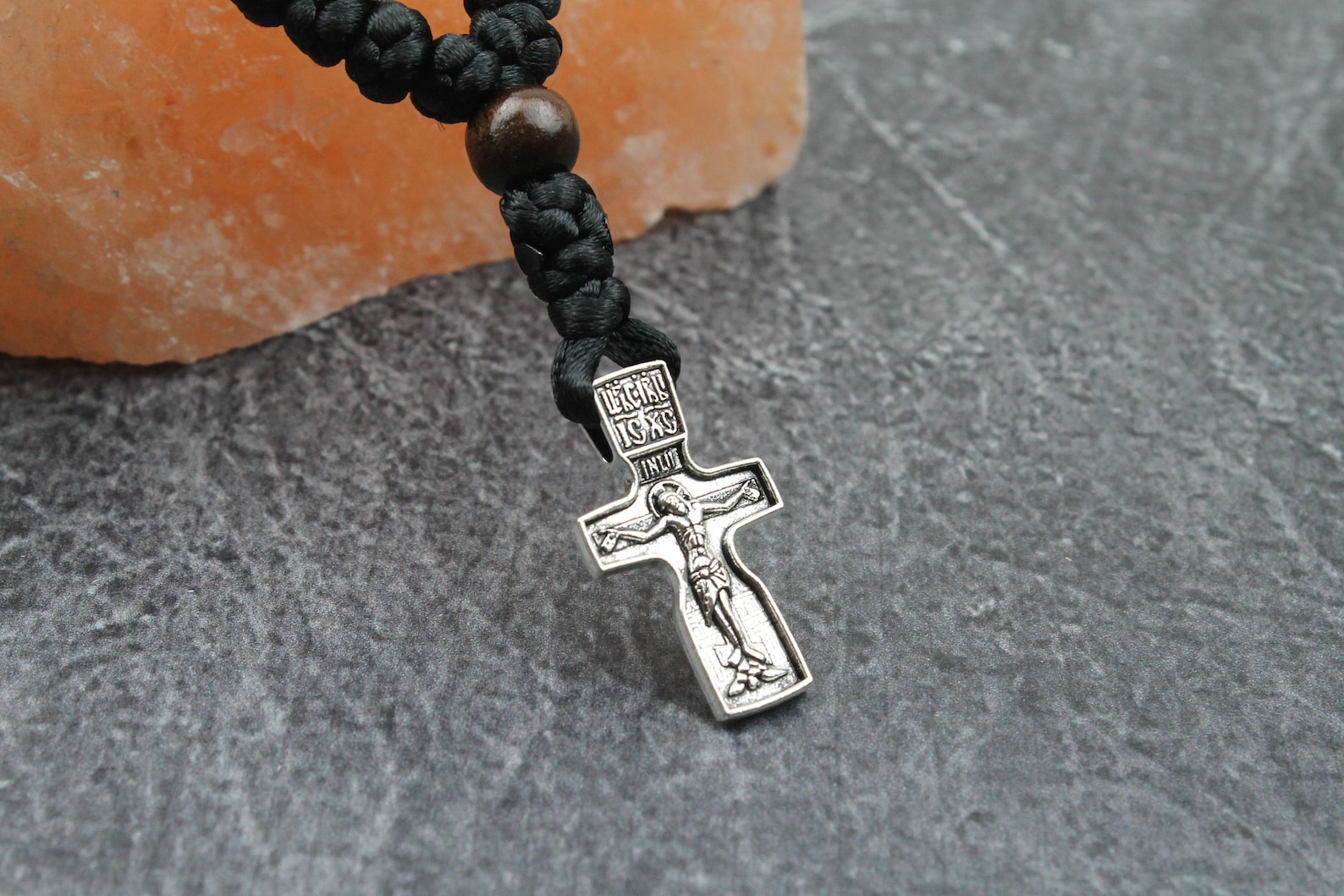Pocket Prayer Rope 33 Knots, Orthodox Crucifix, Jesus Cross Chotki ...