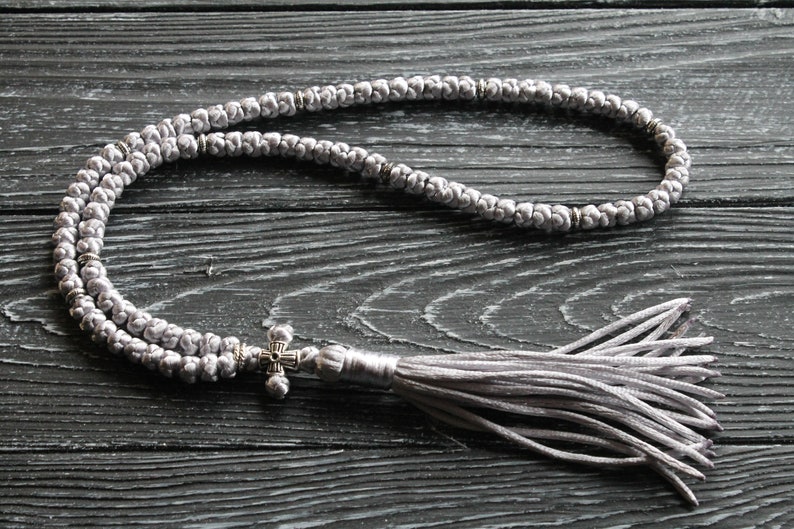 Orthodox Prayer Rope 100 Knots Christian Rope Vervica | Etsy