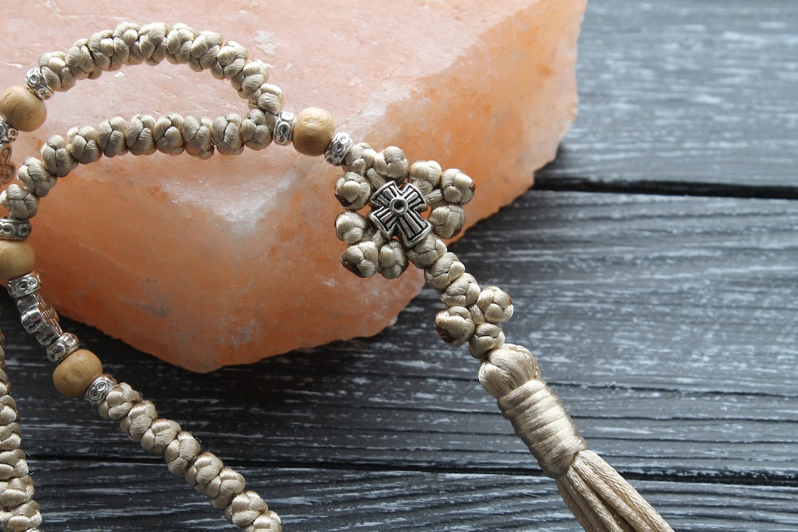 Gift Orthodox Prayer Rope 50 Knots Christian Rope - Etsy