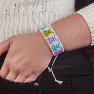 Easter Seed Bead Woven Loom Bracelet,easter Bracelet,easter Gift,bead ...
