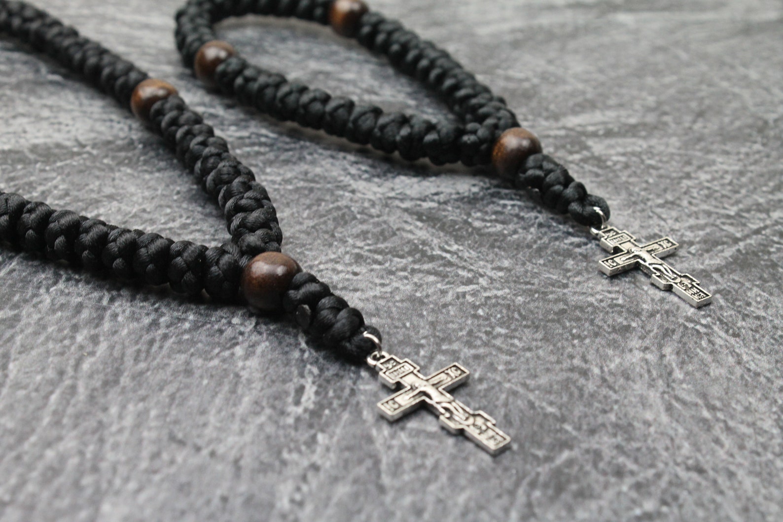 Orthodox Prayer Rope With Cross, Pocket Jesus Chotki, 33/50 Knots - Etsy