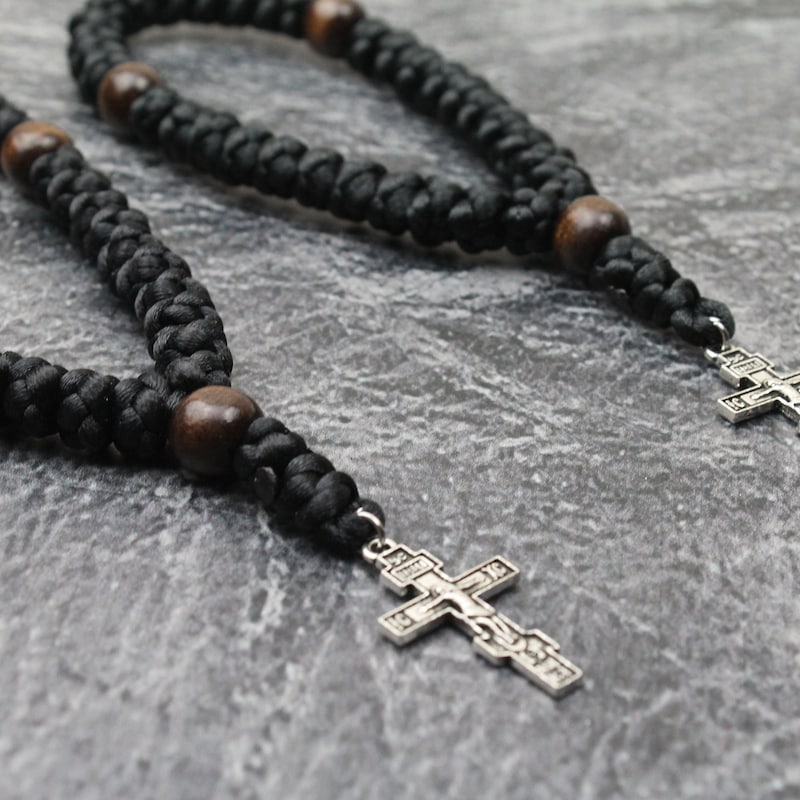 Rope Rosary With Crucifix - Etsy
