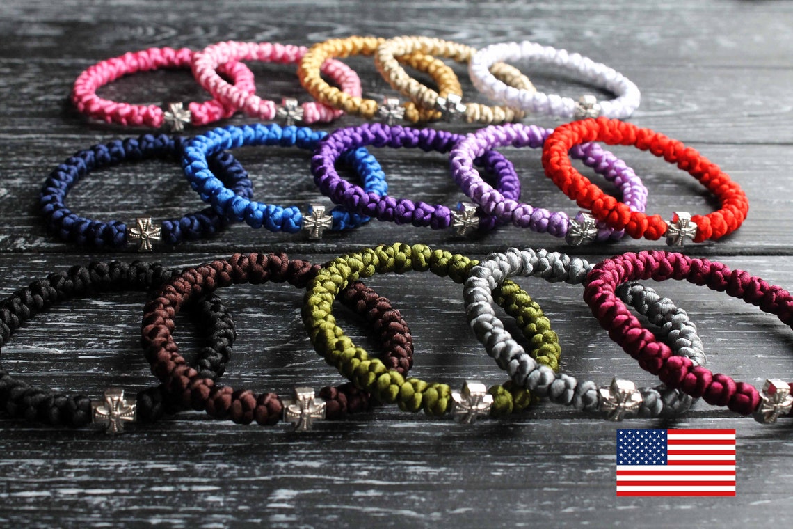 Orthodox Prayer Rope Bracelet 33 Knots Brojanica Komboskini - Etsy