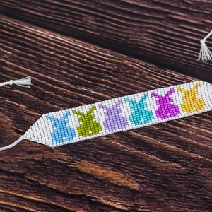 Easter Seed Bead Woven Loom Bracelet,easter Bracelet,easter Gift,bead ...