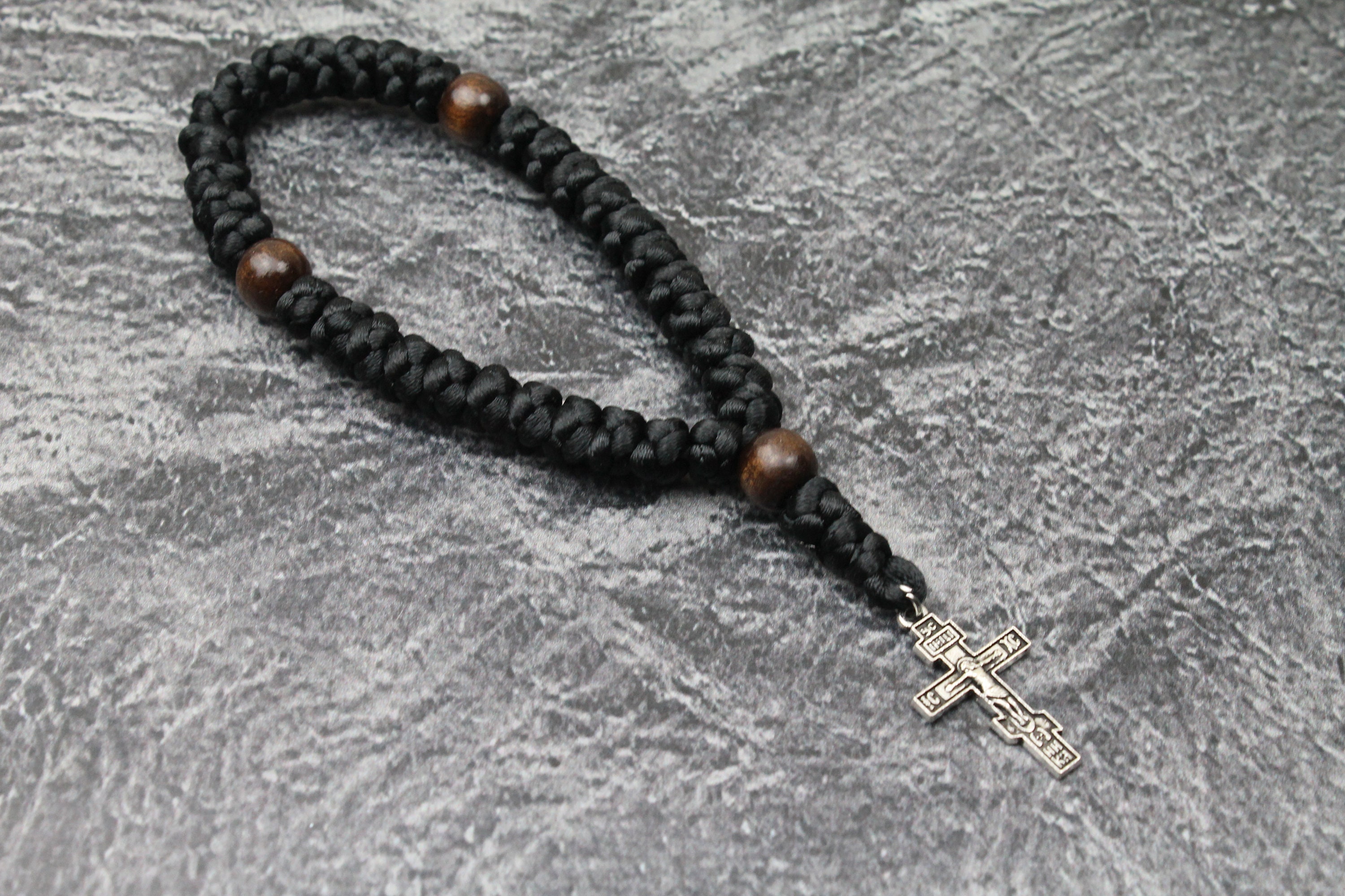 Orthodox Prayer Rope With Cross, Pocket Jesus Chotki, 33/50 Knots - Etsy