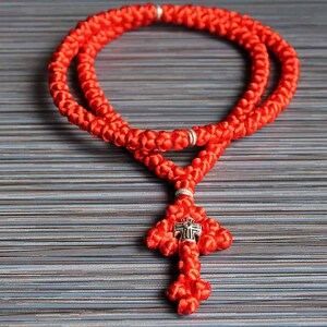 Orthodox Prayer Rope Rosary 100 Knots, Brojanica, Komboskini ...