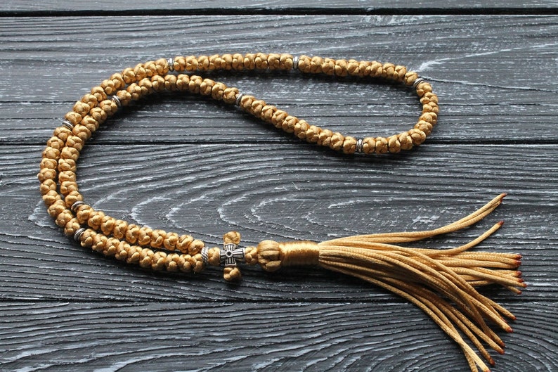 Orthodox Prayer Rope 100 Knots Christian Rope Vervica | Etsy