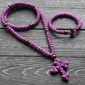 Orthodox Prayer Rope 100/150 Knots, Orthodox Komboskini, Christian ...