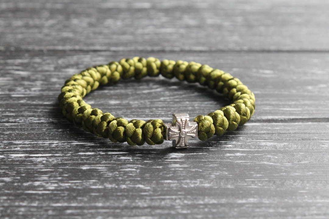 Personalized Orthodox Prayer Rope Bracelet 33 Knots Brojanica ...