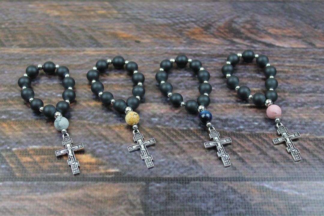 Finger Prayer Beads, Orthodox Pocket Beads, One Decade Rosary ...