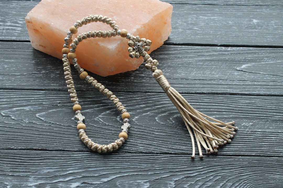 Gift Orthodox Prayer Rope 50 Knots, Christian Rope - Etsy
