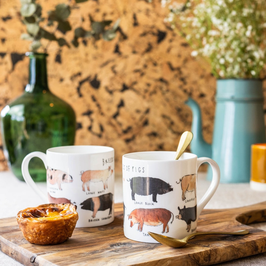 Mug - Breeds of Pigs - Etsy