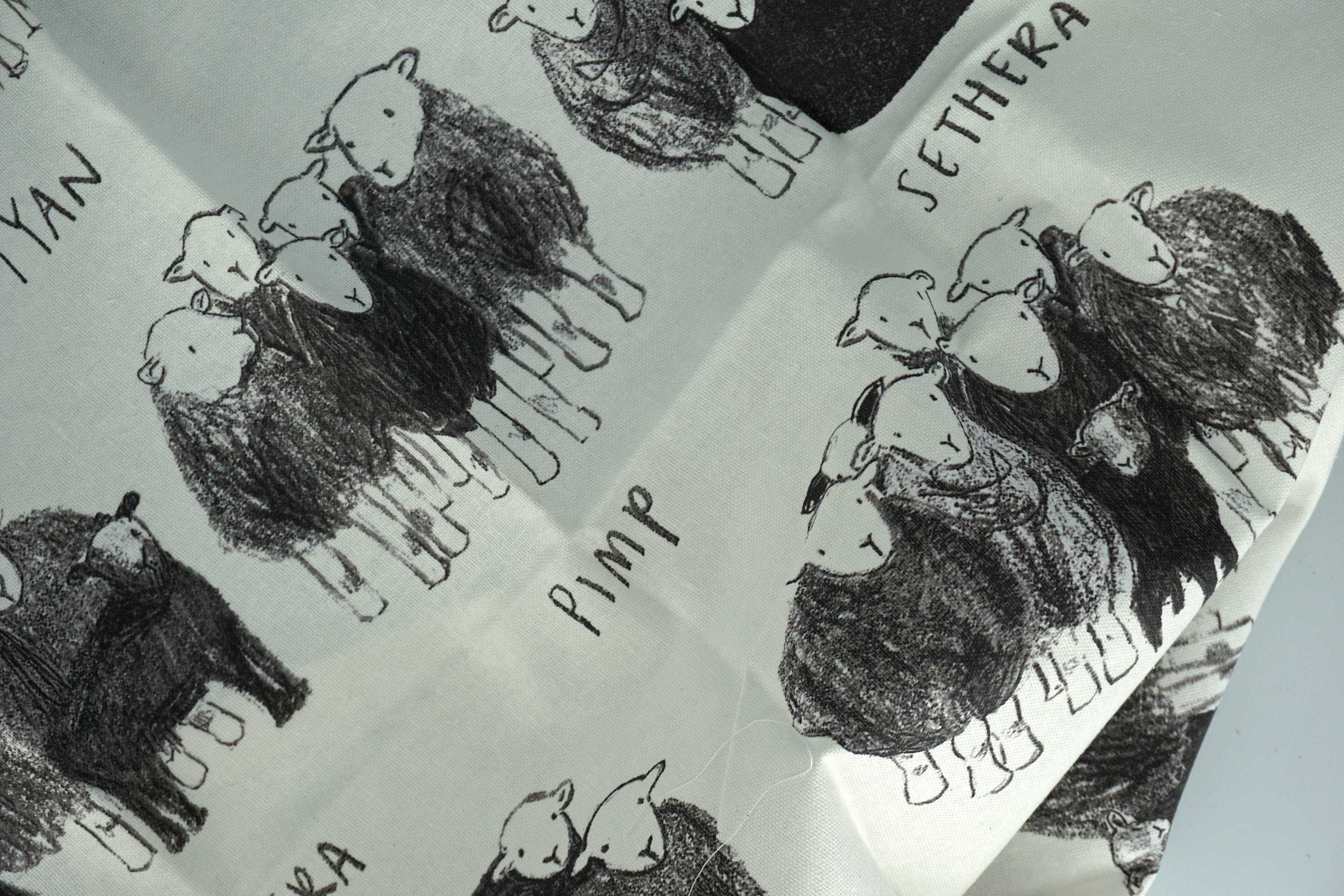 Tea Towel Cumbrian Dialect Numbers | Etsy UK