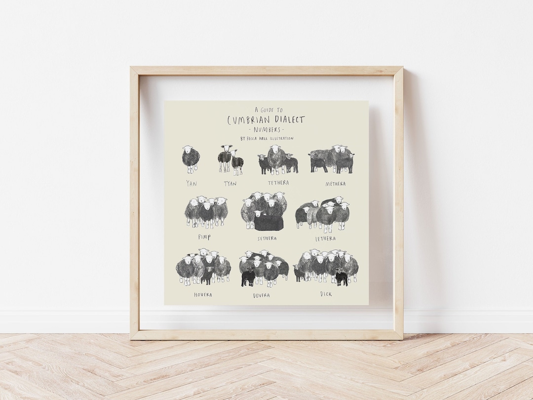 Print Cumbrian Dialect Numbers - Etsy Denmark