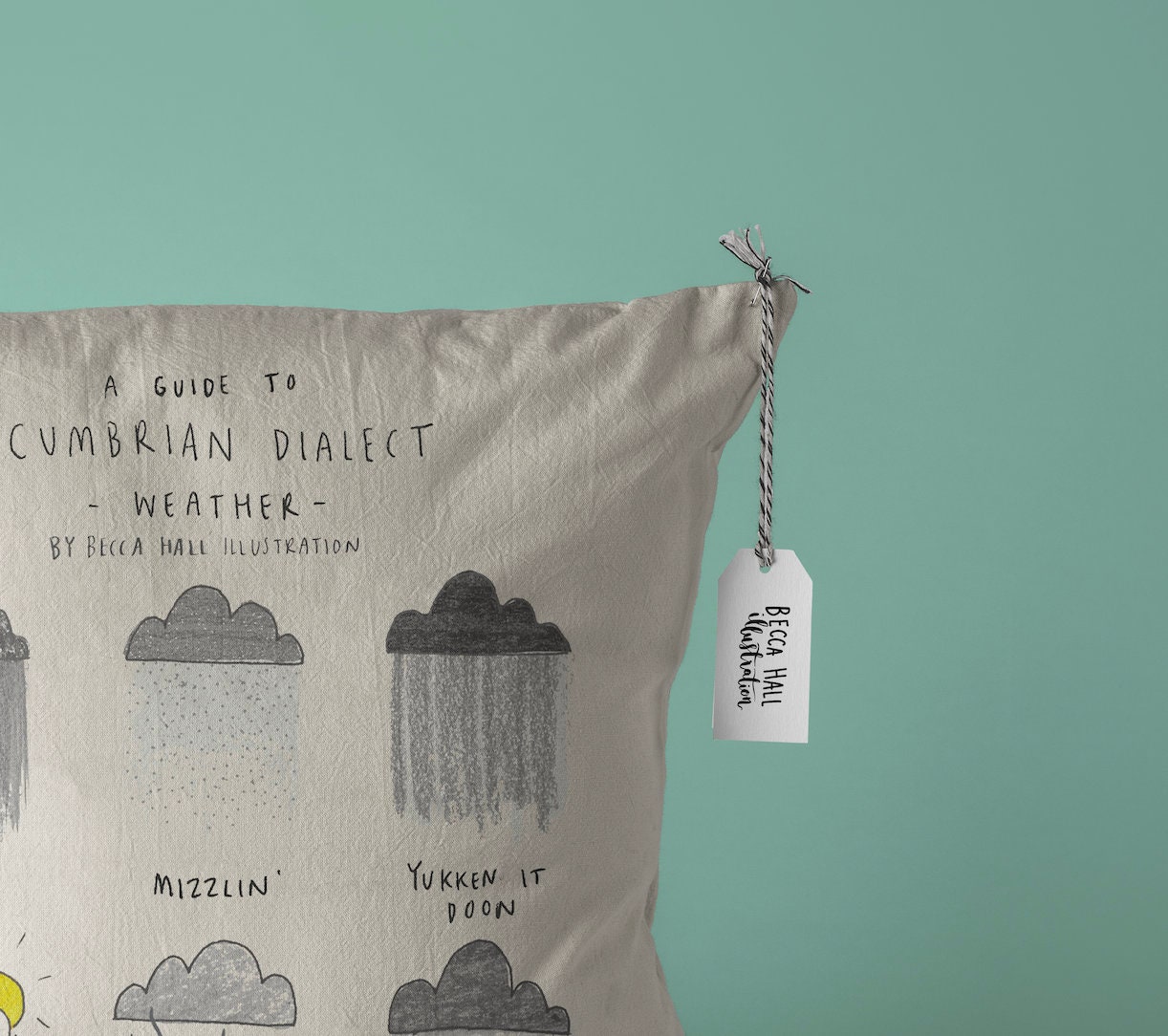 Cushion Cumbrian Dialect Weather - Etsy UK