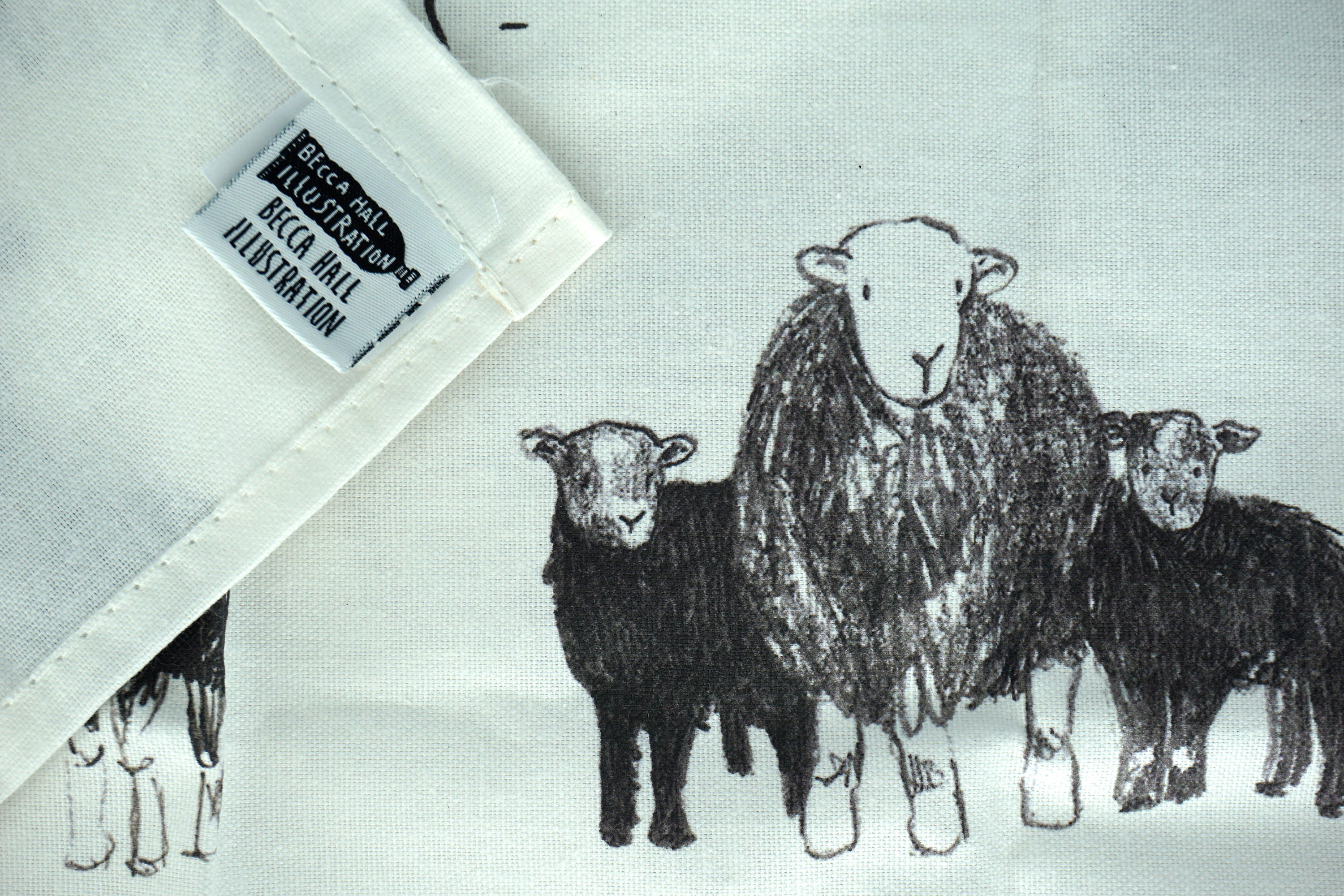 Tea Towel Cumbrian Dialect Numbers | Etsy UK