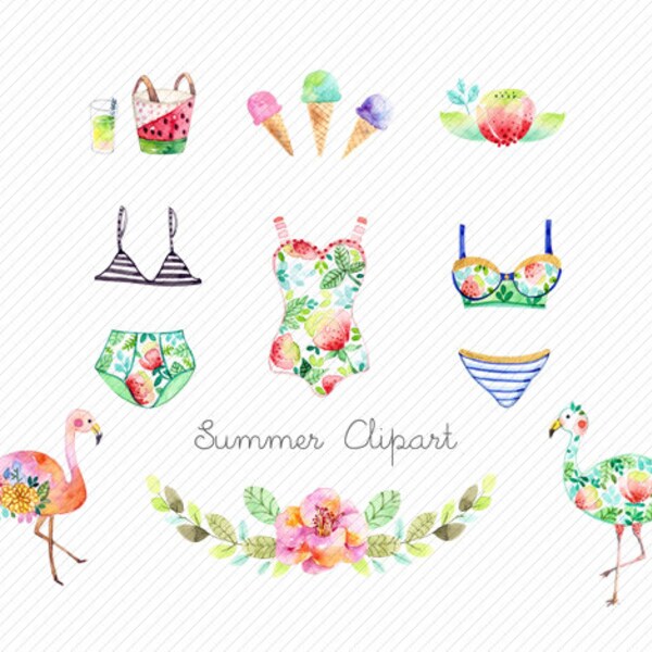 Bikini Clip Art - Etsy
