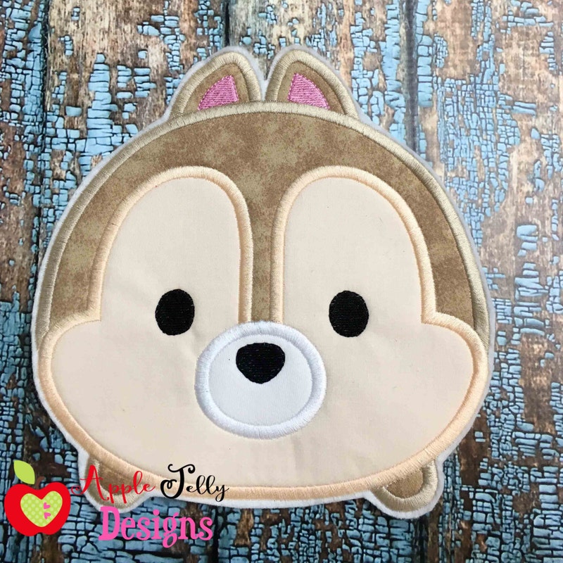 Chipmunk Applique - Etsy