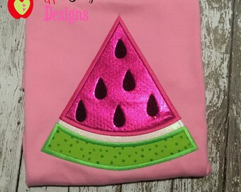Watermelon Pocket Applique Design - Etsy