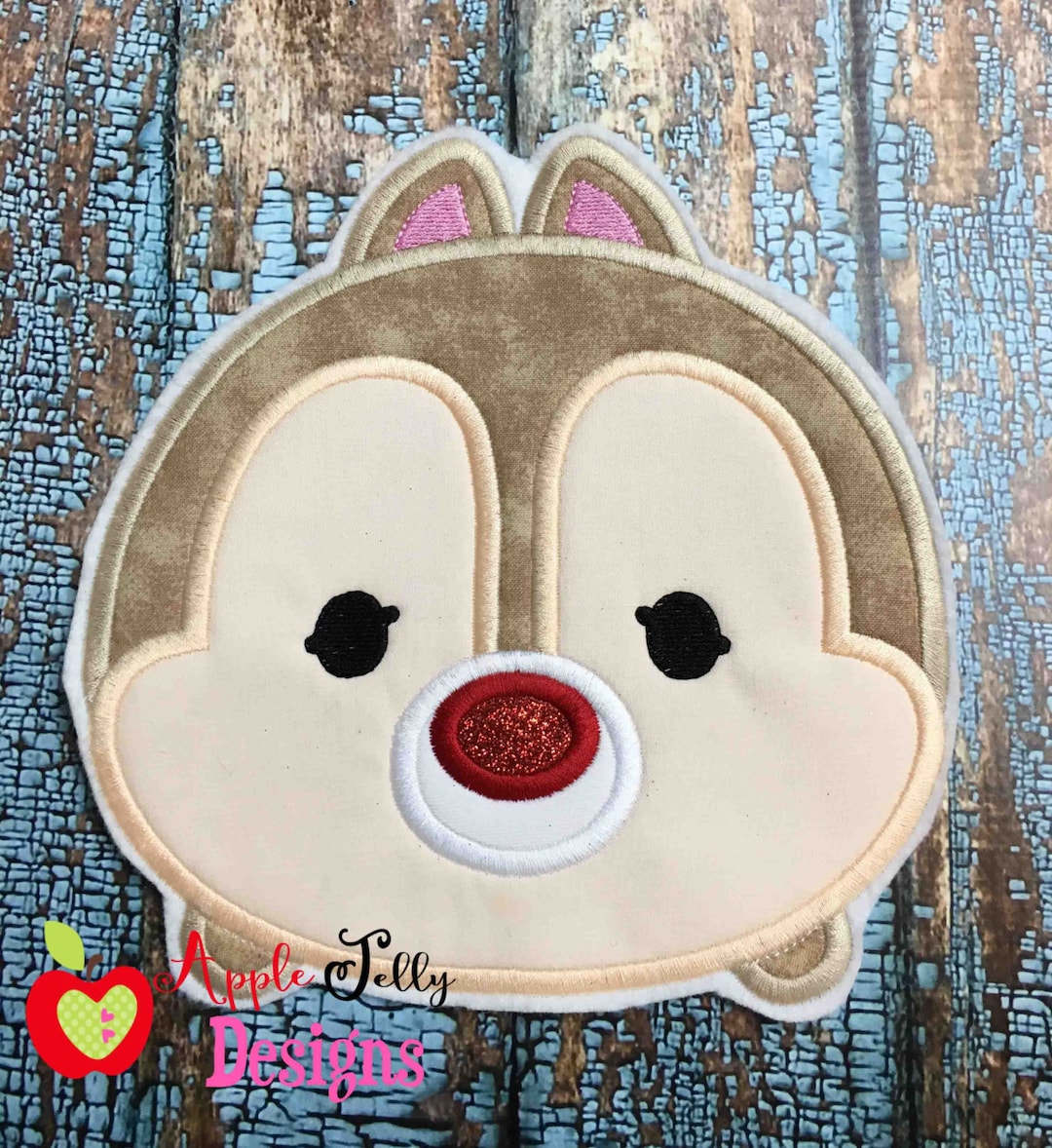 Chipmunk 1 Applique Design - Etsy