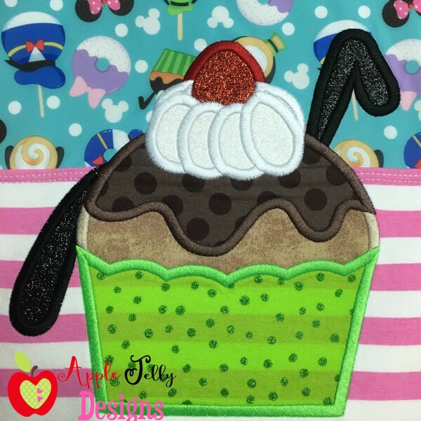 Cupcake Applique - Etsy