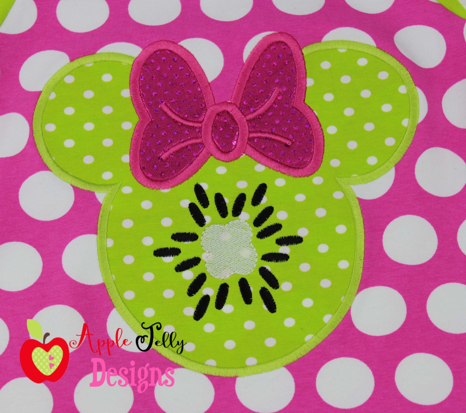 Kiwi Mouse Applique Design - Etsy