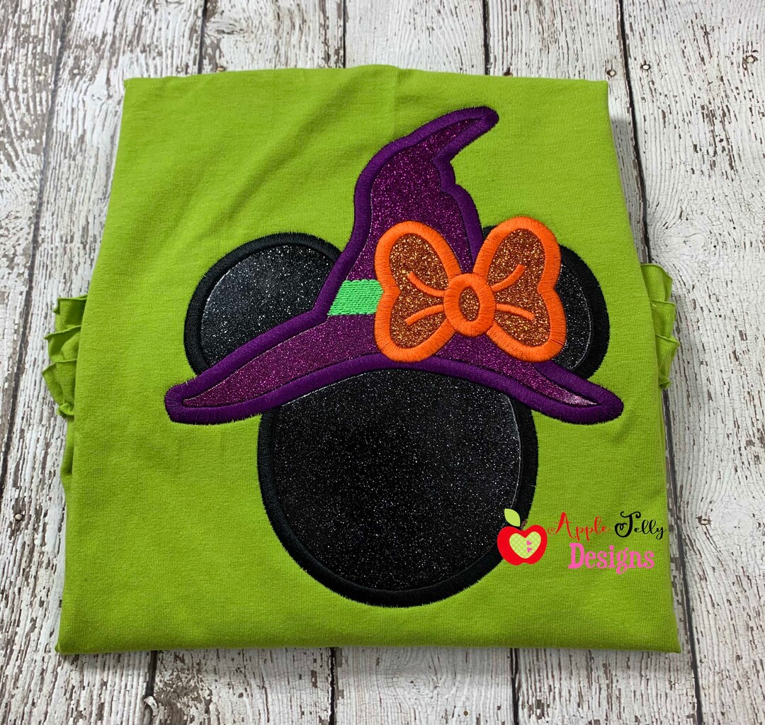Minnie Witch Applique Design - Etsy