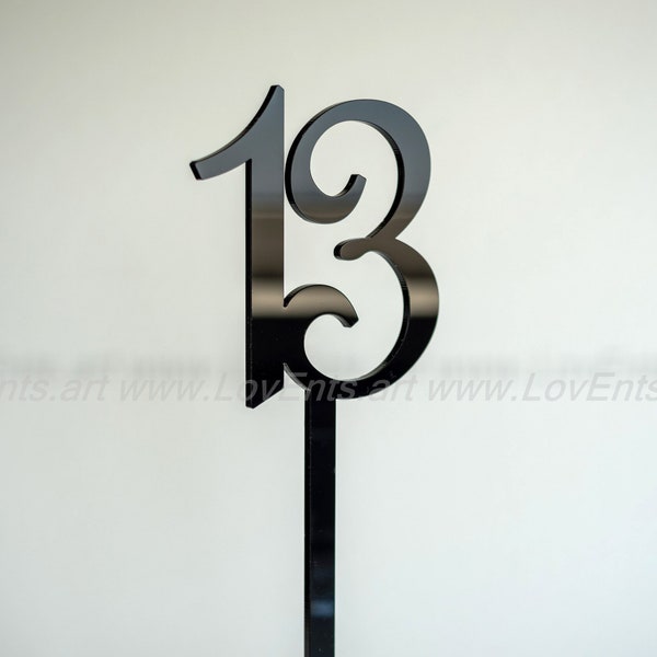 Tall Acrylic Table Numbers - Etsy