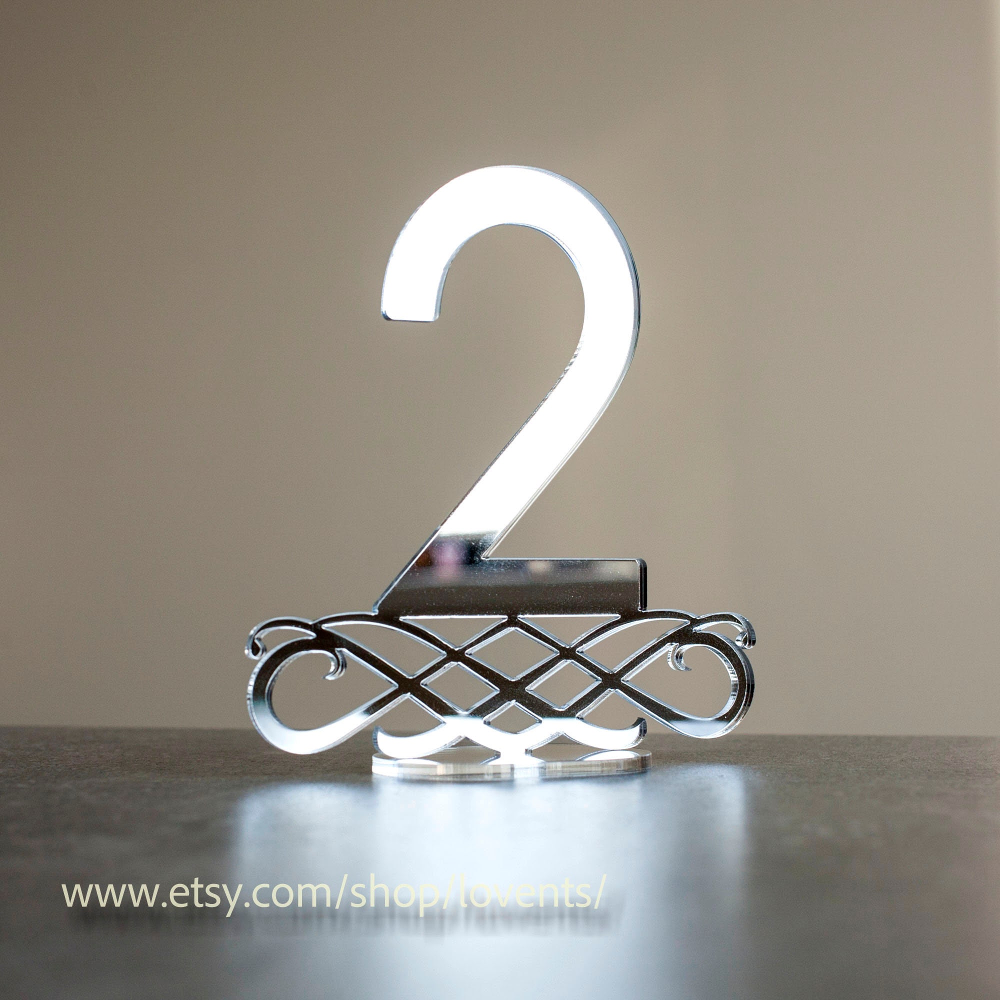 Mirror acrylic Table Numbers gold acrylic Table Numbers | Etsy
