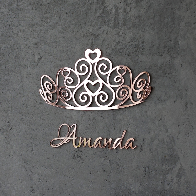 Princess and Royal Personalized Crown With Your Child's | Etsy