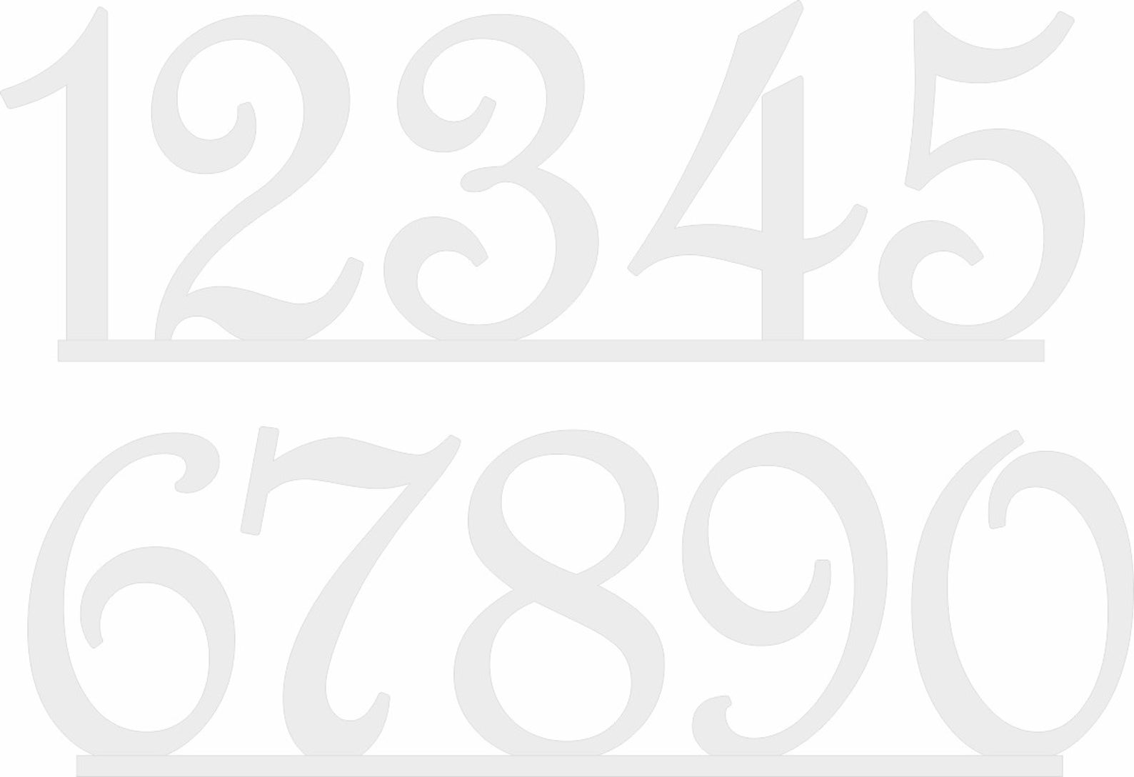 Elegant Rose Gold Table Number for Wedding Tables and Other - Etsy