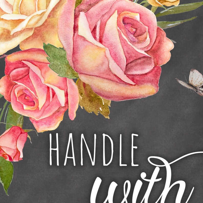 A3 Art Print Prayer Watercolour Rose Illustration Chalk - Etsy