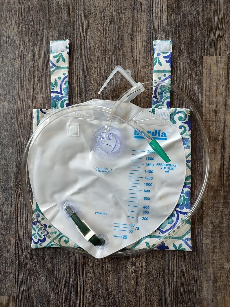 Lined Water Repellent Catheter Bag Cover for Walker, Catheter Cover ...