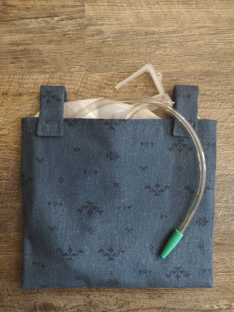 Lined Water Repellent Catheter Bag Cover for Walker, Catheter Cover ...