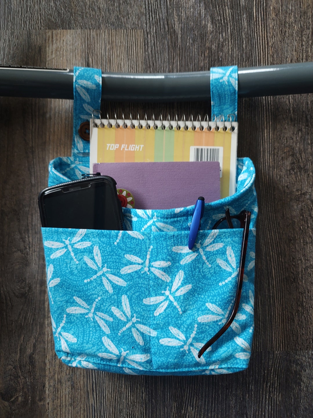 Hospital Bed Caddy, Walker Tote, Bedside Organizer, Magazine Holder - Etsy