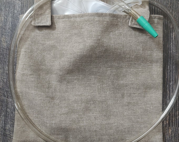 Lined Water Repellent Catheter Bag Cover for Walker, Catheter Cover ...