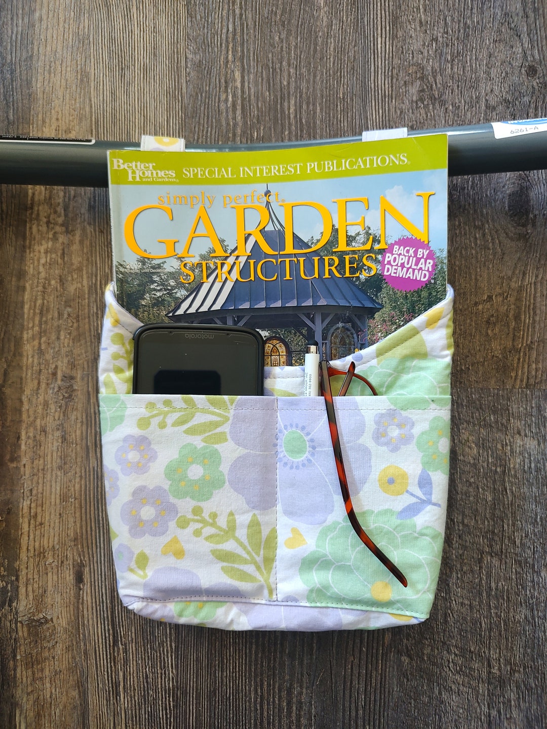 Hospital Bed Caddy, Walker Tote, Bedside Organizer, Magazine Holder - Etsy
