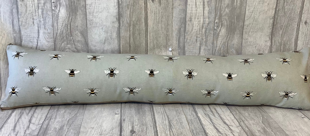 Sophie Allport Bumble Bee Draught Excluder: Sage Green - Etsy