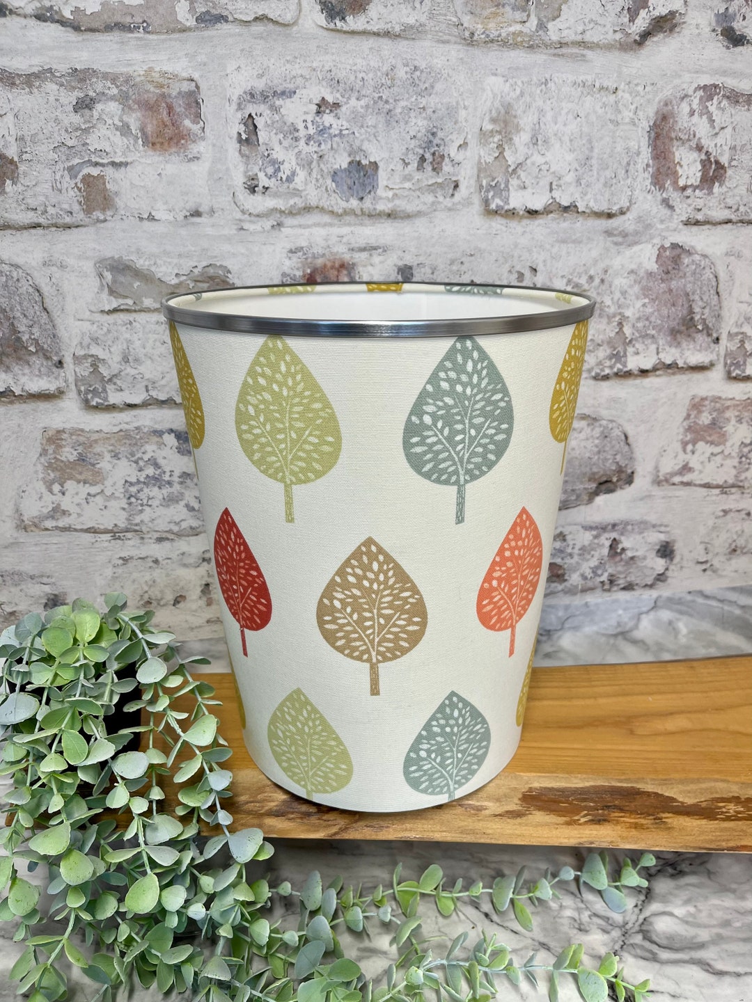 Fryetts Skara Burnt Orange Waste Paper Bin by Berry & Grouse Office ...