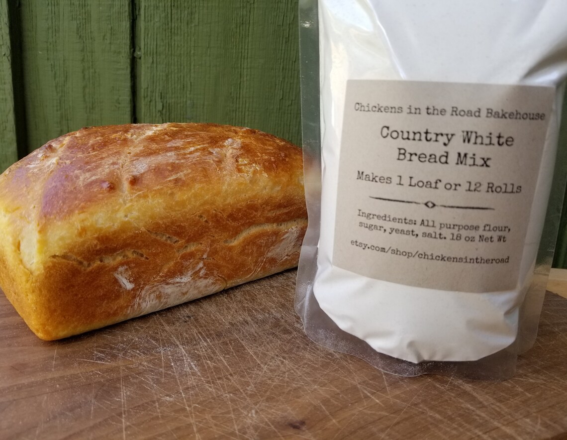 White Bread Mix Rolls Mix Hand-crafted Mix Yeast Bread Mix | Etsy