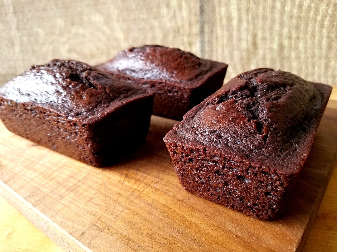3 Mini Chocolate Loaf Cakes: Fresh Baked Dessert Gift - Etsy