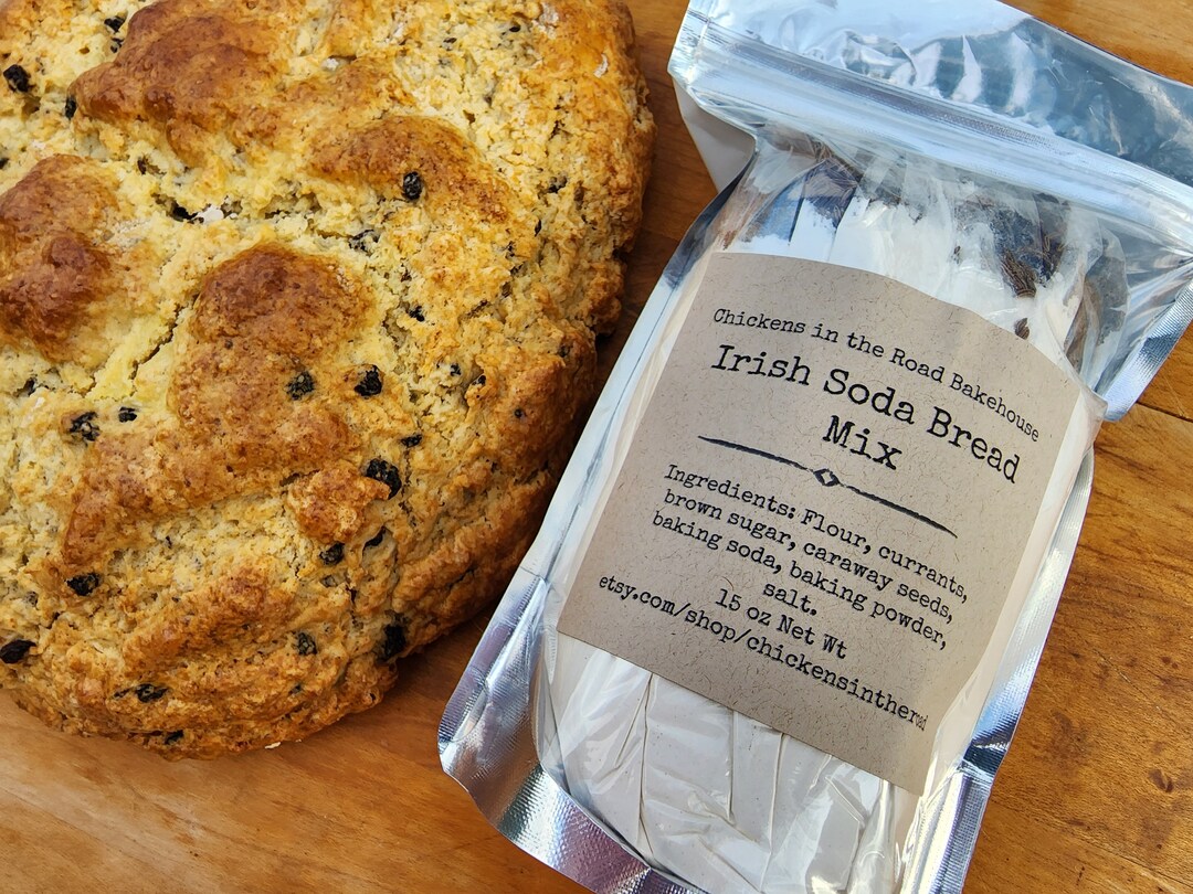 Irish Soda Bread Mix, Hand-crafted Mix, Holiday Bread, Traditional ...